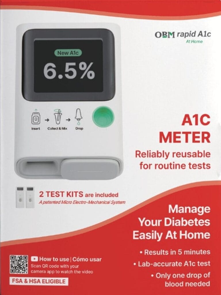 At-Home A1C Test Kit | OBM rapid A1c – Orange Biomed