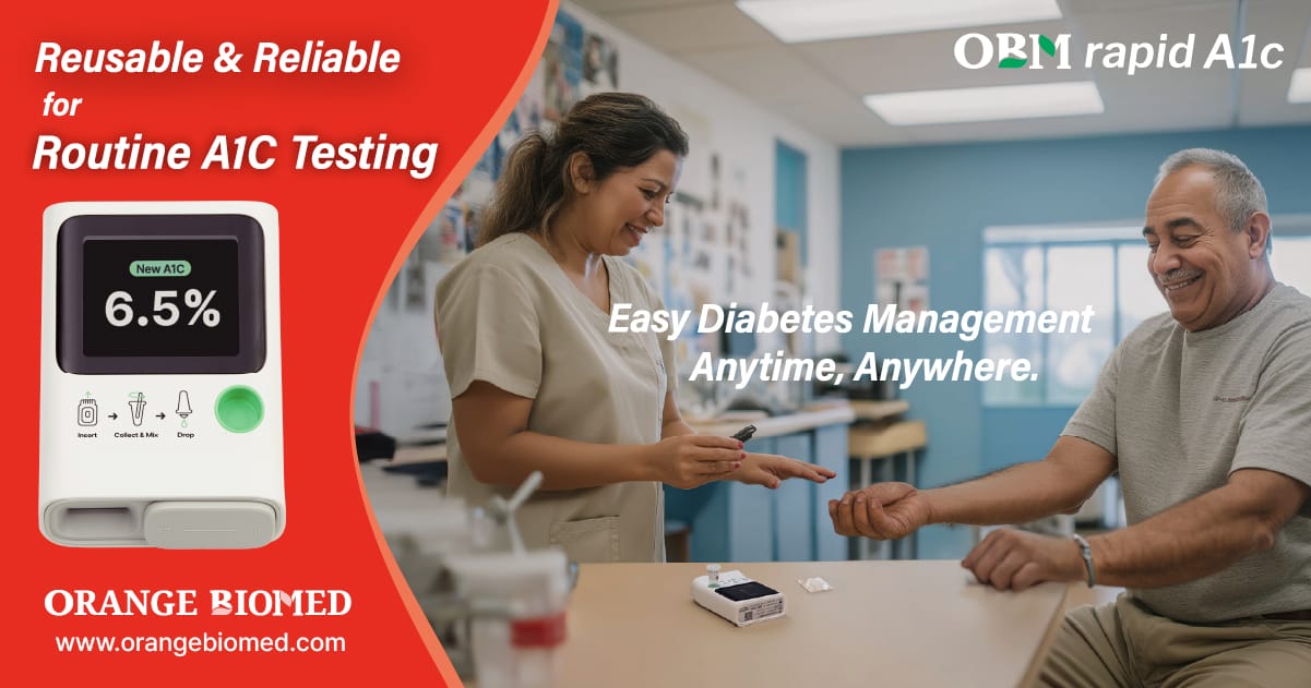 Point-of-Care A1C Test for Healthcare Providers | OBM rapid A1c